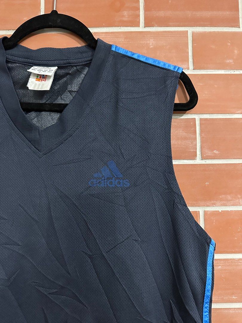 Adidas Basketball sando, Men's Fashion, Activewear on Carousell