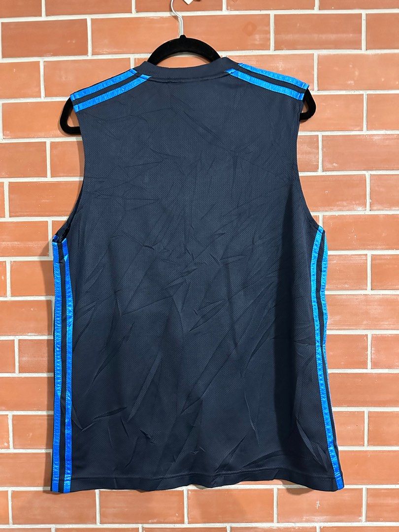 Adidas Basketball sando, Men's Fashion, Activewear on Carousell