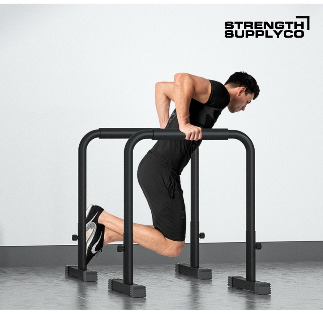 Adjustable Parallette Bars Calisthenics Dip Bars, Sports Equipment ...