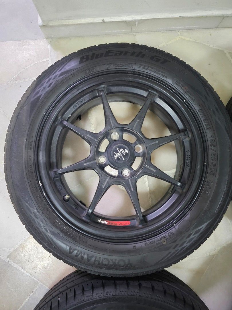 Advanti Racing Rim (15") with Yokohama Bluearth GT Tyre, Car ...