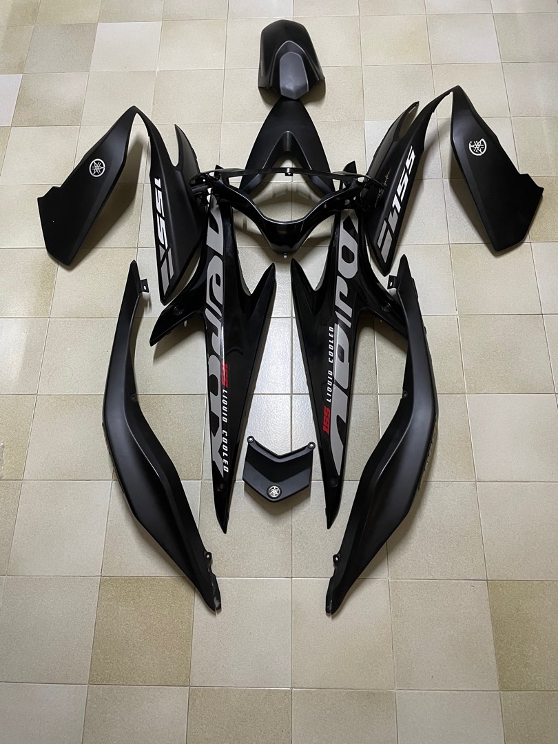 Aerox v1 coverset, Motorcycles, Motorcycle Accessories on Carousell