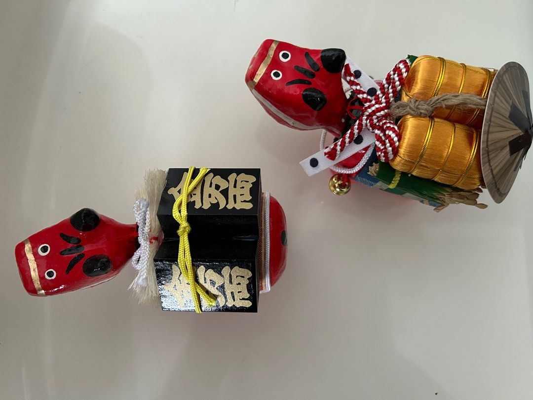 Akabeko (red cow) Made in Japan, Hobbies & Toys, Toys & Games on Carousell