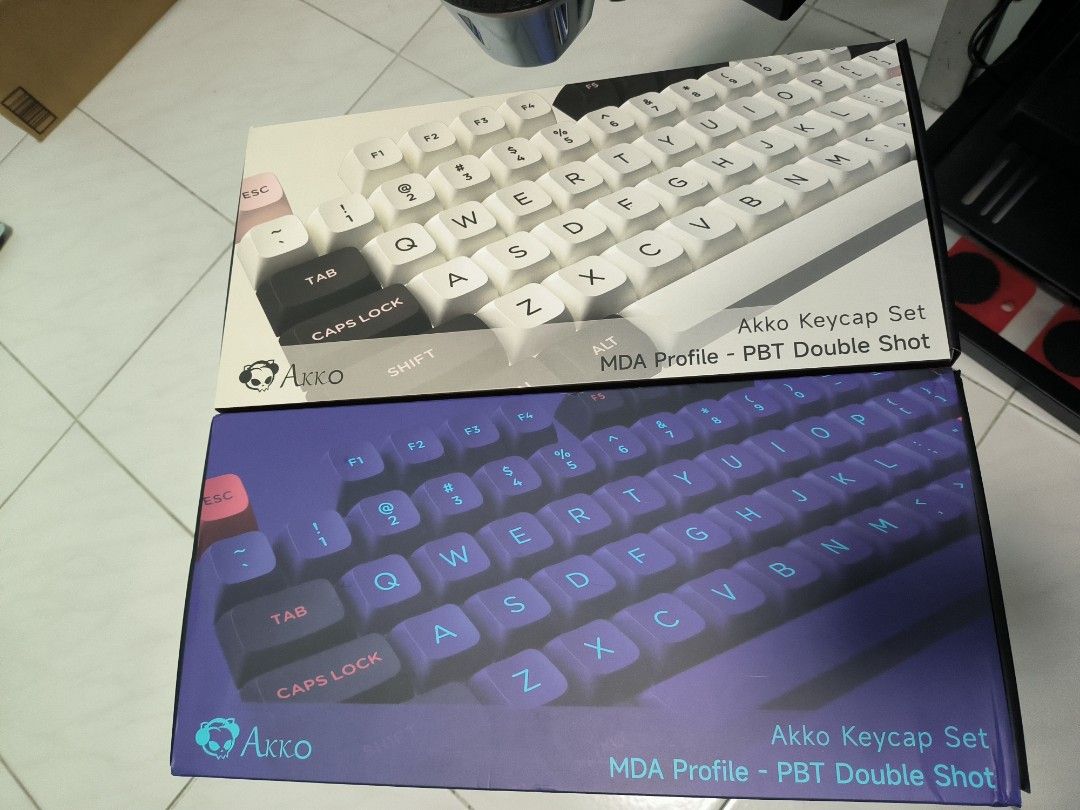Akko MDA PBT Double shot keycaps, Computers & Tech, Parts & Accessories ...