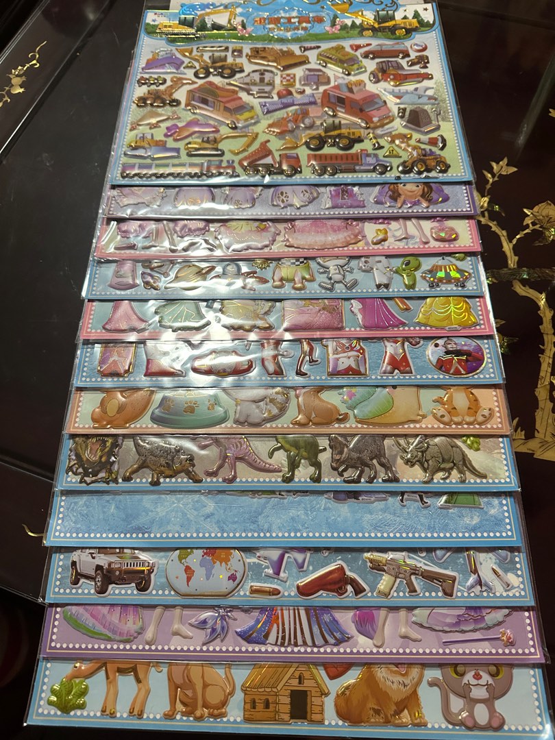 All types of stickers, Hobbies & Toys, Toys & Games on Carousell