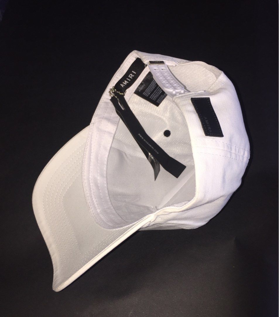 Amiri MA Logo White Cap, Men's Fashion, Watches & Accessories, Caps ...