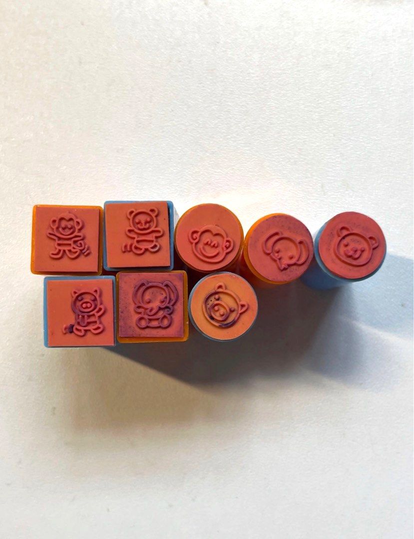 Animal Rubber Stamp Set, Hobbies & Toys, Stationery & Craft, Craft ...