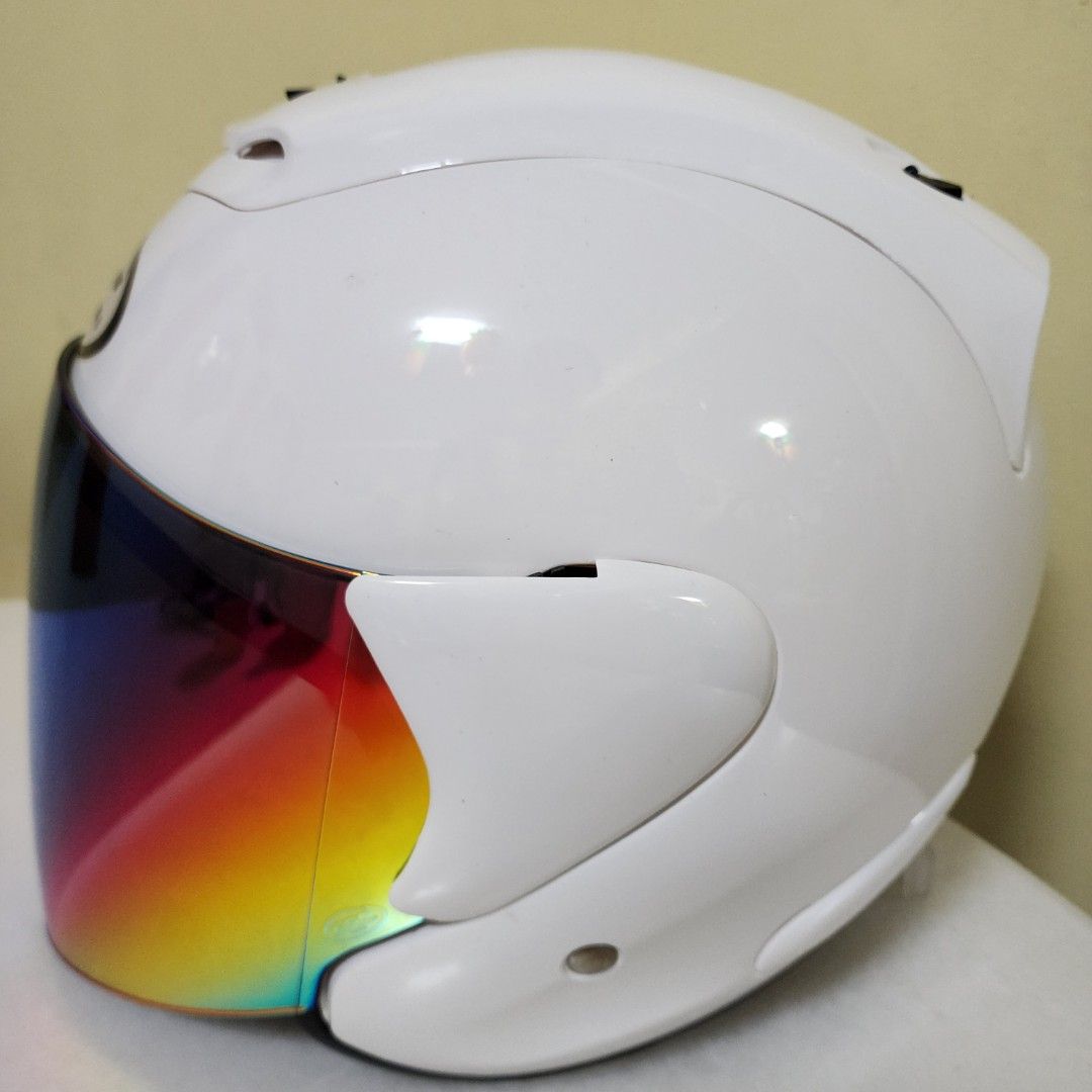 ARC RITZ HELMET WHITE COLOR, Motorcycles, Motorcycle Accessories on ...