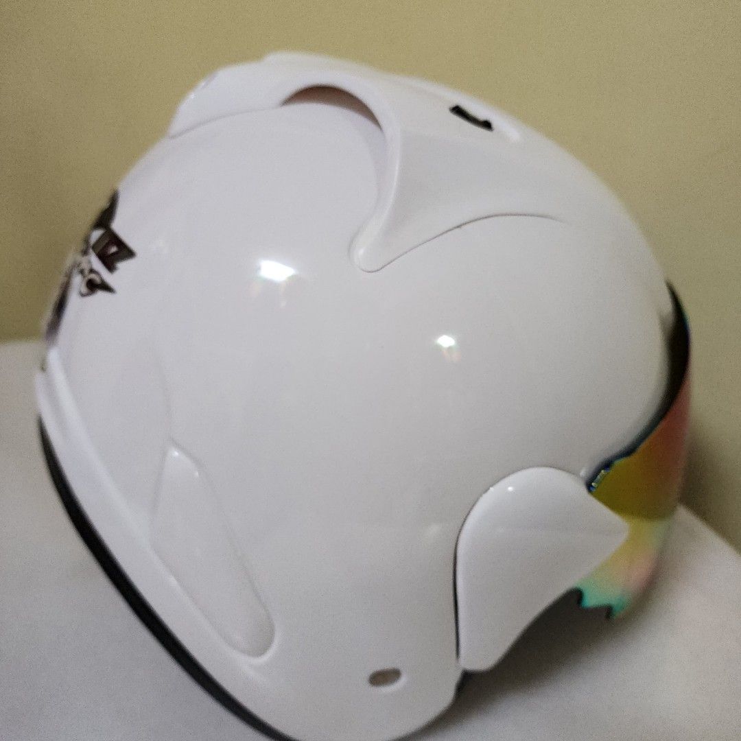 ARC RITZ HELMET WHITE COLOR, Motorcycles, Motorcycle Accessories on ...