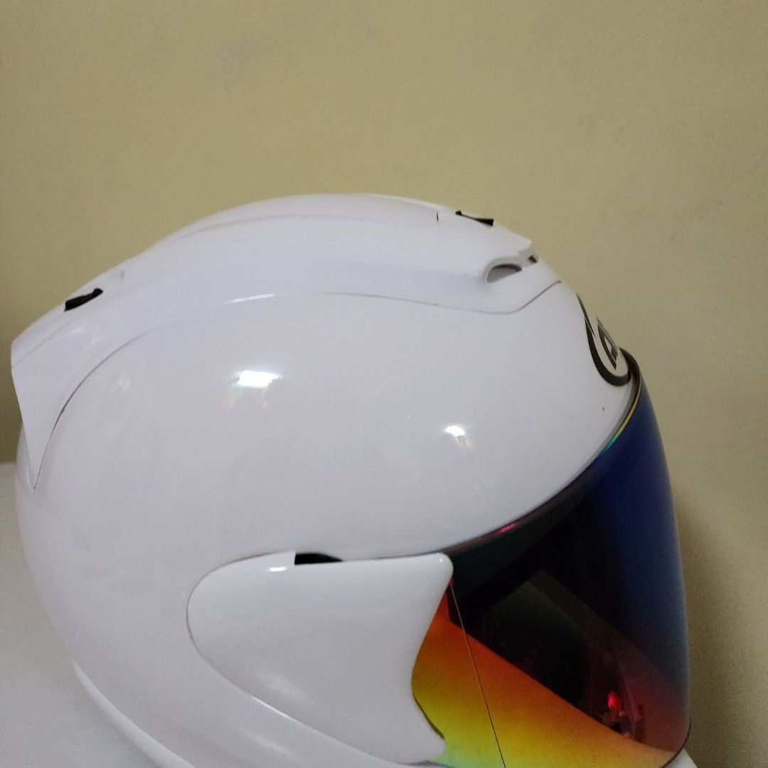 ARC RITZ HELMET WHITE COLOR, Motorcycles, Motorcycle Accessories on ...