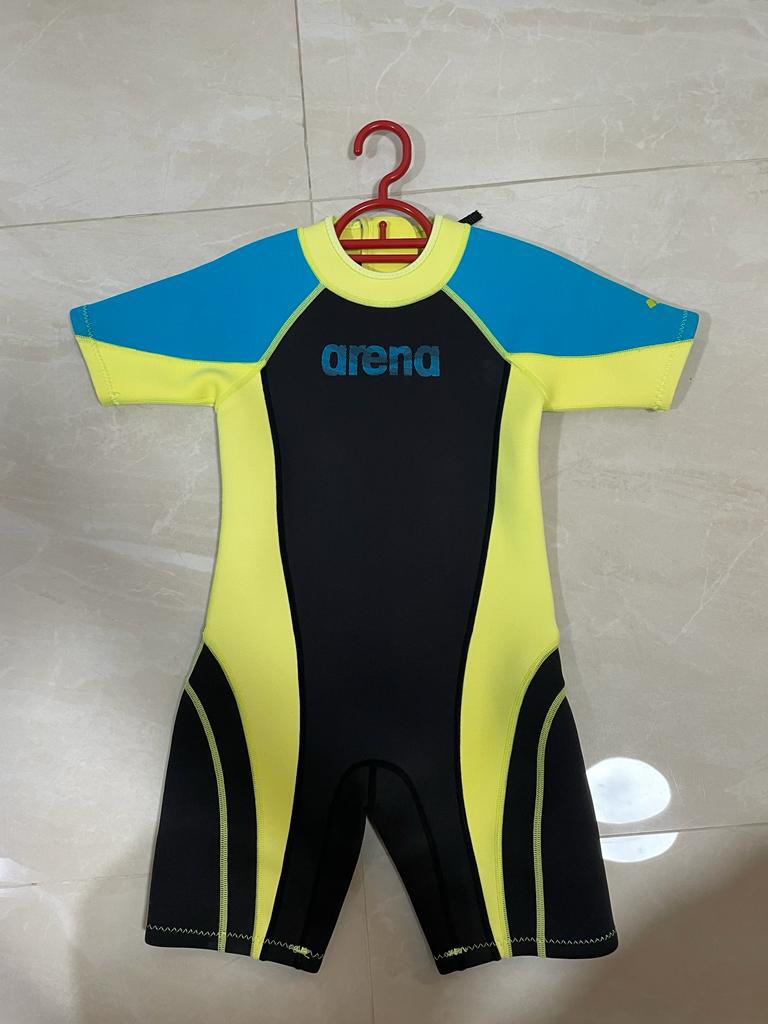 Arena thermal kids swimming costume, Babies & Kids, Babies & Kids ...