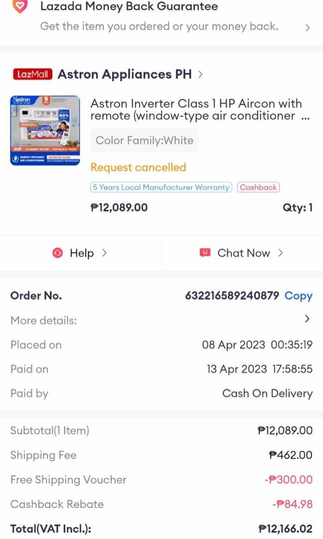 Astron Inverter Class 1HP Aircon with remote (window type), TV & Home ...