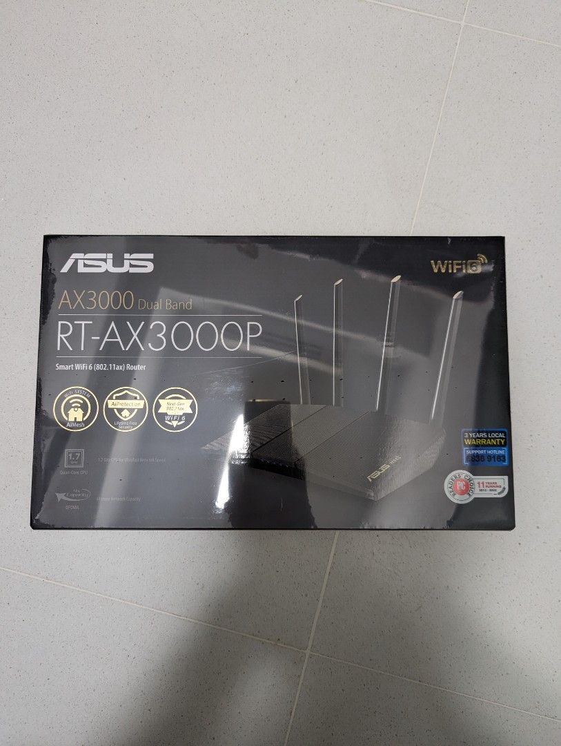 Asus RT-AX3000P Router, Computers & Tech, Parts & Accessories ...
