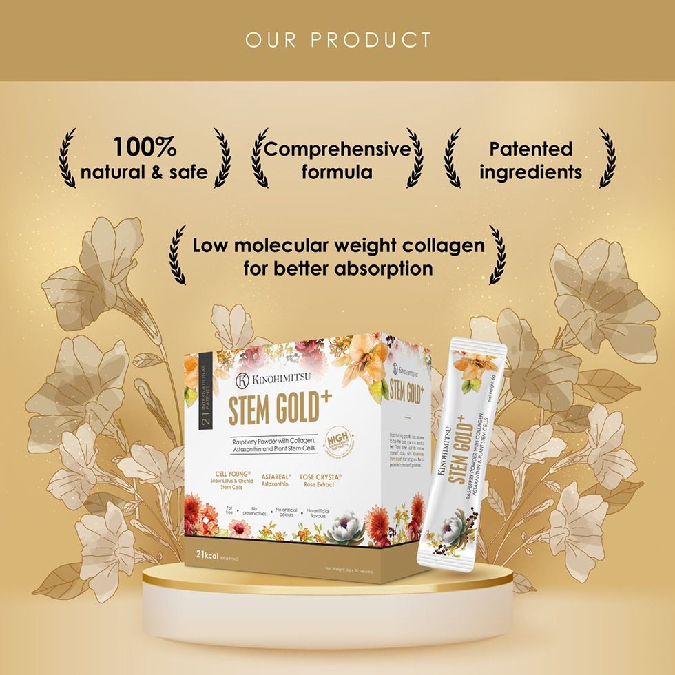 [AUTHENTIC] Kinohimitsu Stem Gold + Stem Gold+ Stem Gold Plus Collagen ...
