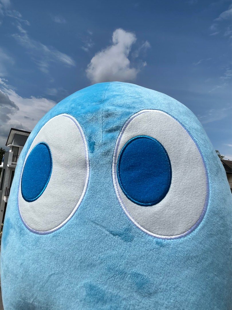 Bandai Namco Pac-Man Blue Ghost Plush, Hobbies & Toys, Toys & Games on ...