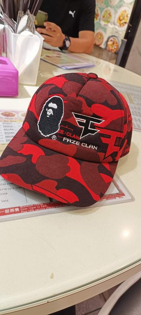 Bape x Faze clan hat on Carousell