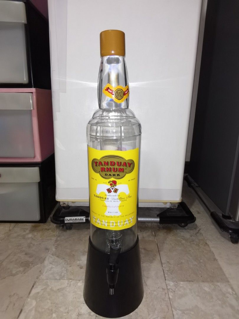 Beer Tower Tanduay 3L Collectible Bar Display, Furniture & Home Living ...