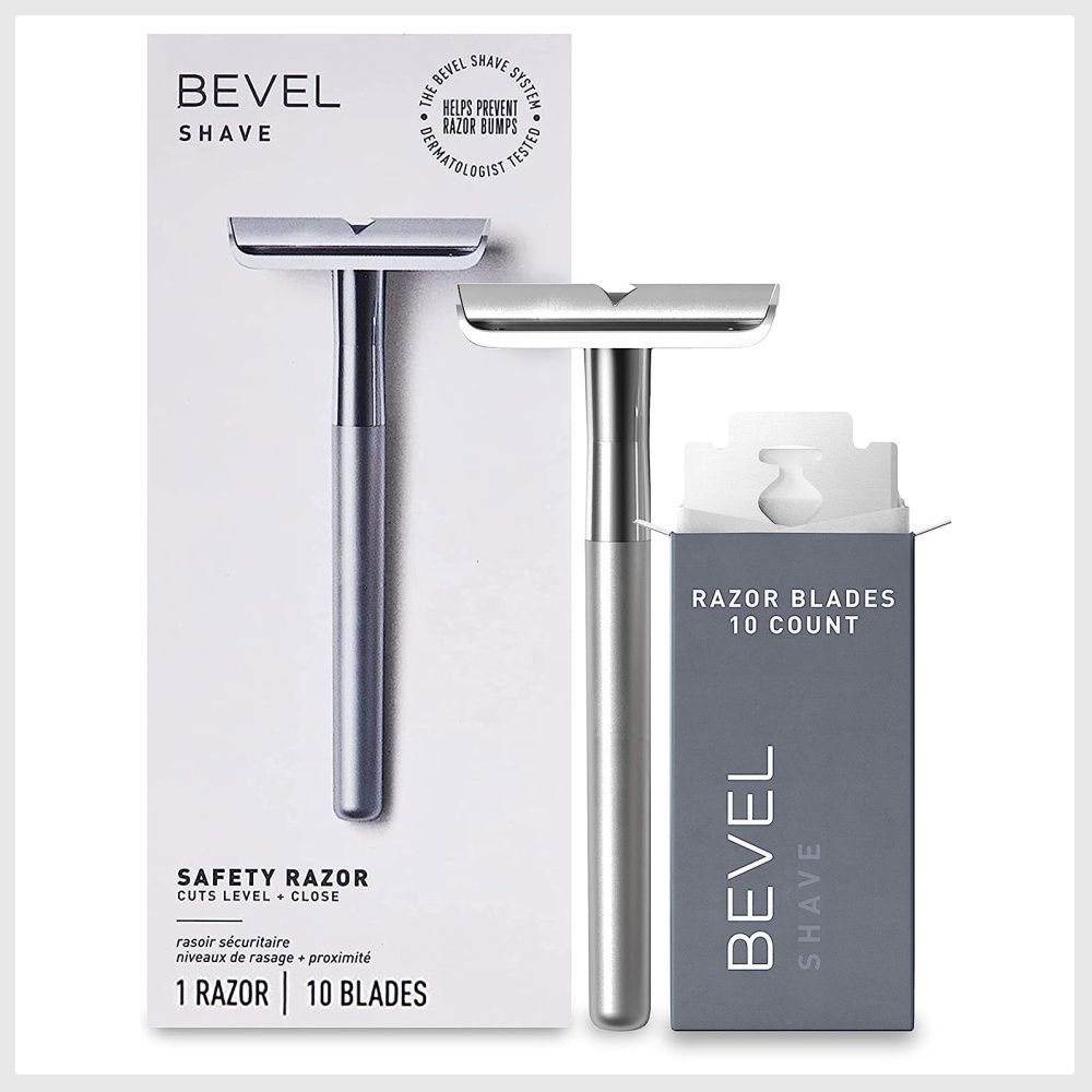 Bevel Safety Razor for Men, Double Edge Blades to Prevent Bumps (Safety ...