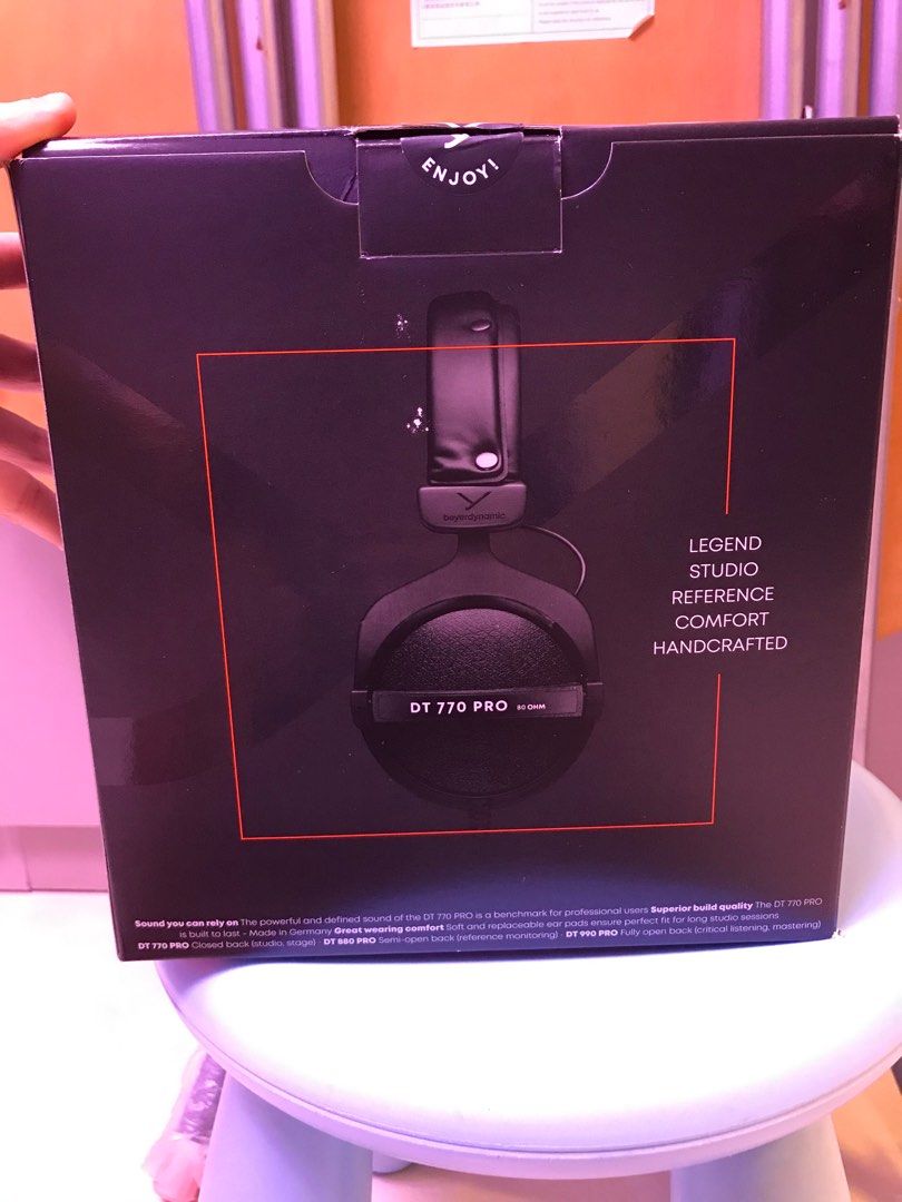 Beyerdynamic DT 770 Pro 80ohm 行貨, 音響器材, 頭戴式/罩耳式耳機 - Carousell