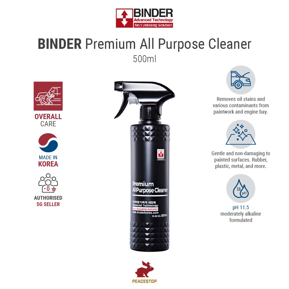 Korea BINDER Premium All Purpose Cleaner by Fireball Engine Bay Painted ...