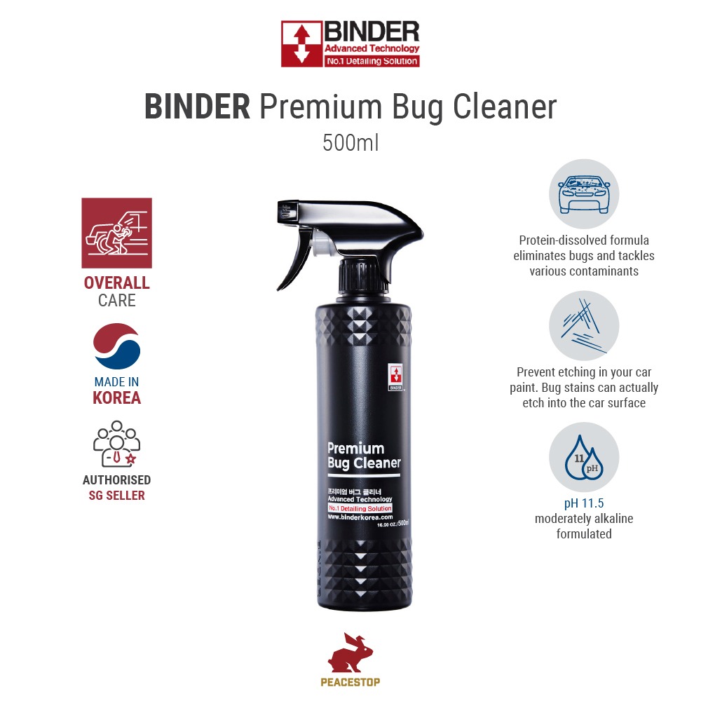BINDER Korea Premium Bug Cleaner Insect Pest Residue Exterior Protein ...