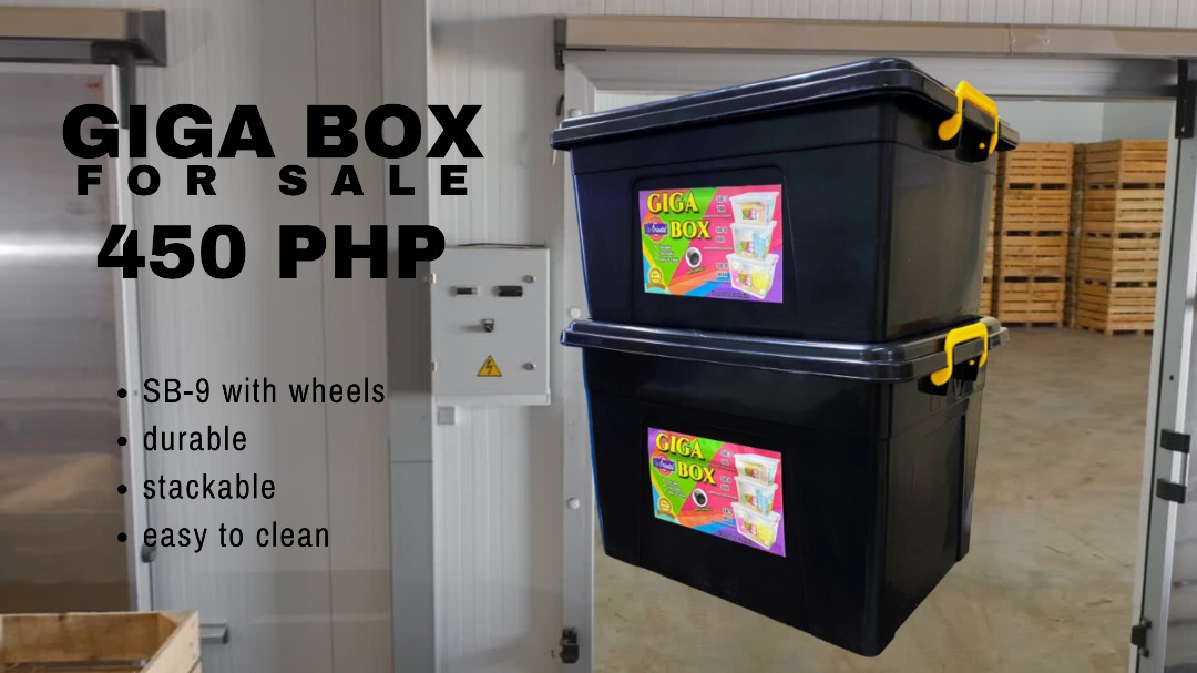 BLACK MEGA BOX SB-9 105L, Furniture & Home Living, Home Improvement ...