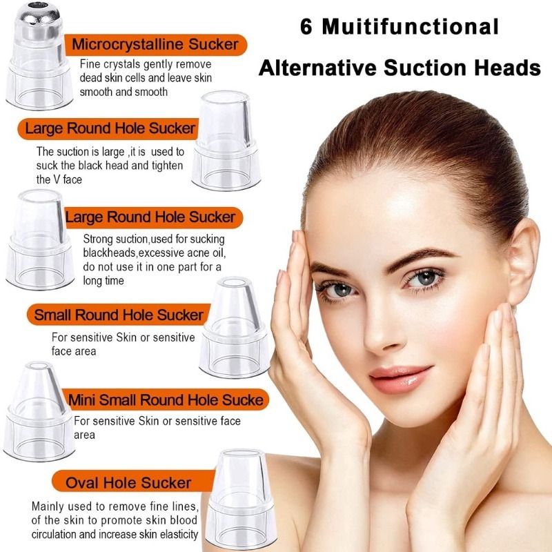Blackhead Suction Vacuum Electric Cleansing Device acne suction machine ...