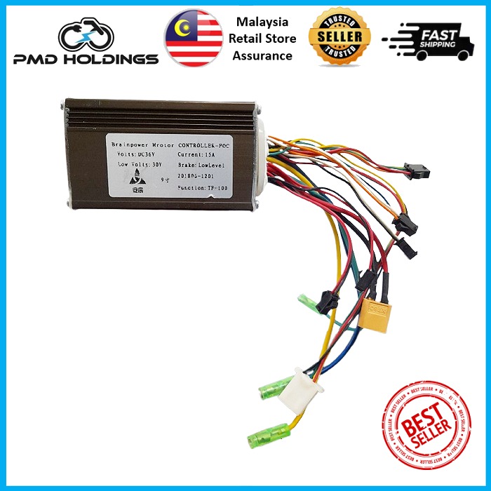 BrainPower 36V 15A / 48V 500W Controller For Passion Light IV (Code ...