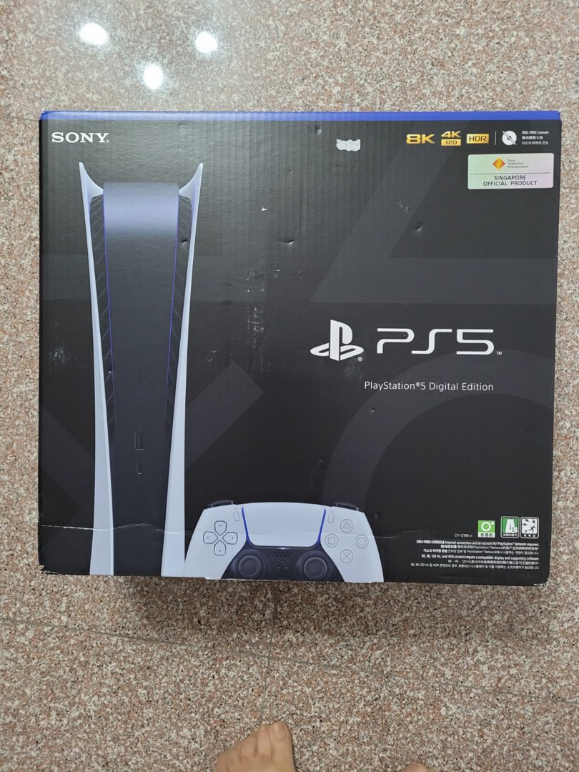Brand New Playstation 5 Digital Edition, Video Gaming, Video Game ...