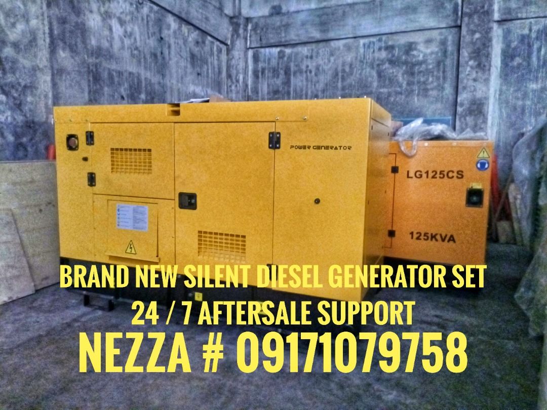 BRAND NEW SILENT DIESEL GENERATOR SET, Commercial & Industrial ...