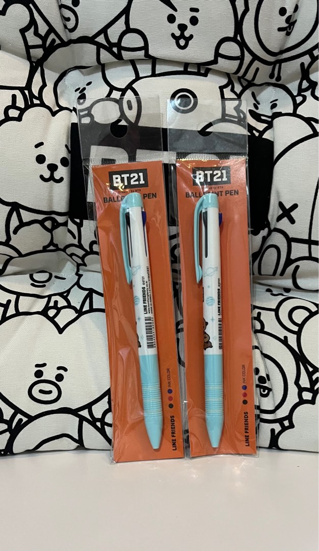 BT21 Tri Color Pen - Shooky, Hobbies & Toys, Memorabilia & Collectibles ...