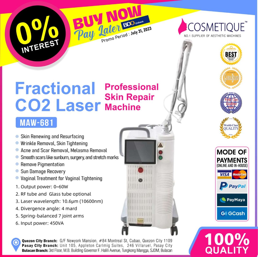 c02 Fractional Laser Machine, Beauty & Personal Care, Face, Face Care ...
