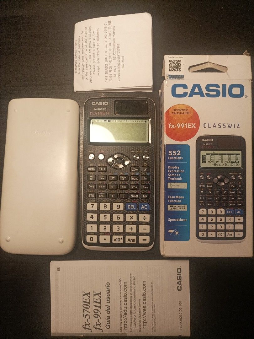 Casio Classwiz fx-991EX, Hobbies & Toys, Stationary & Craft, Stationery ...