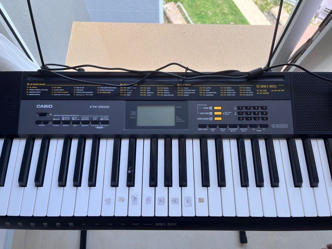 Casio Keyboard CTK-2500, Hobbies & Toys, Music & Media, Musical Instruments on Carousell