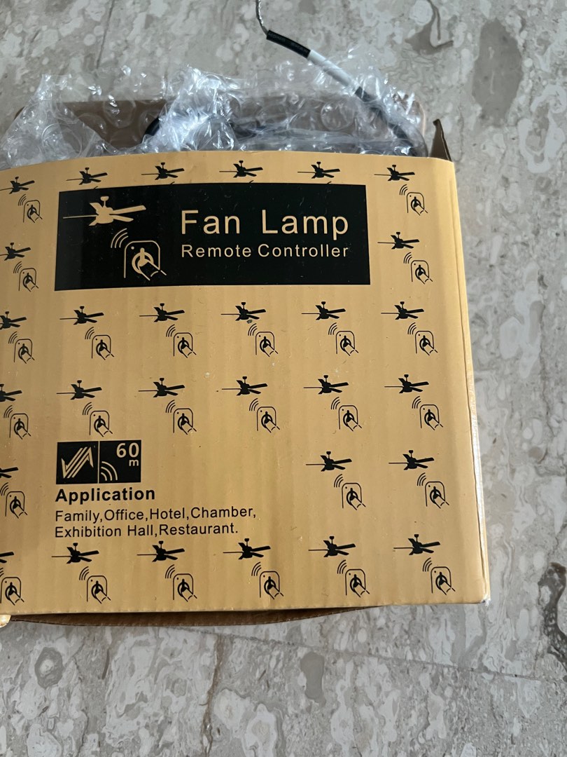 CEILING FAN CAPACITOR WITH REMOTE, Furniture & Home Living, Lighting ...