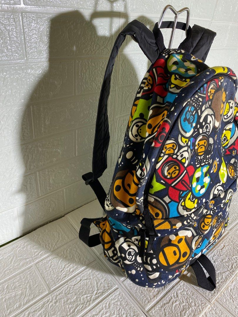 Chocoolate baby milo by a bathing ape backpack on Carousell