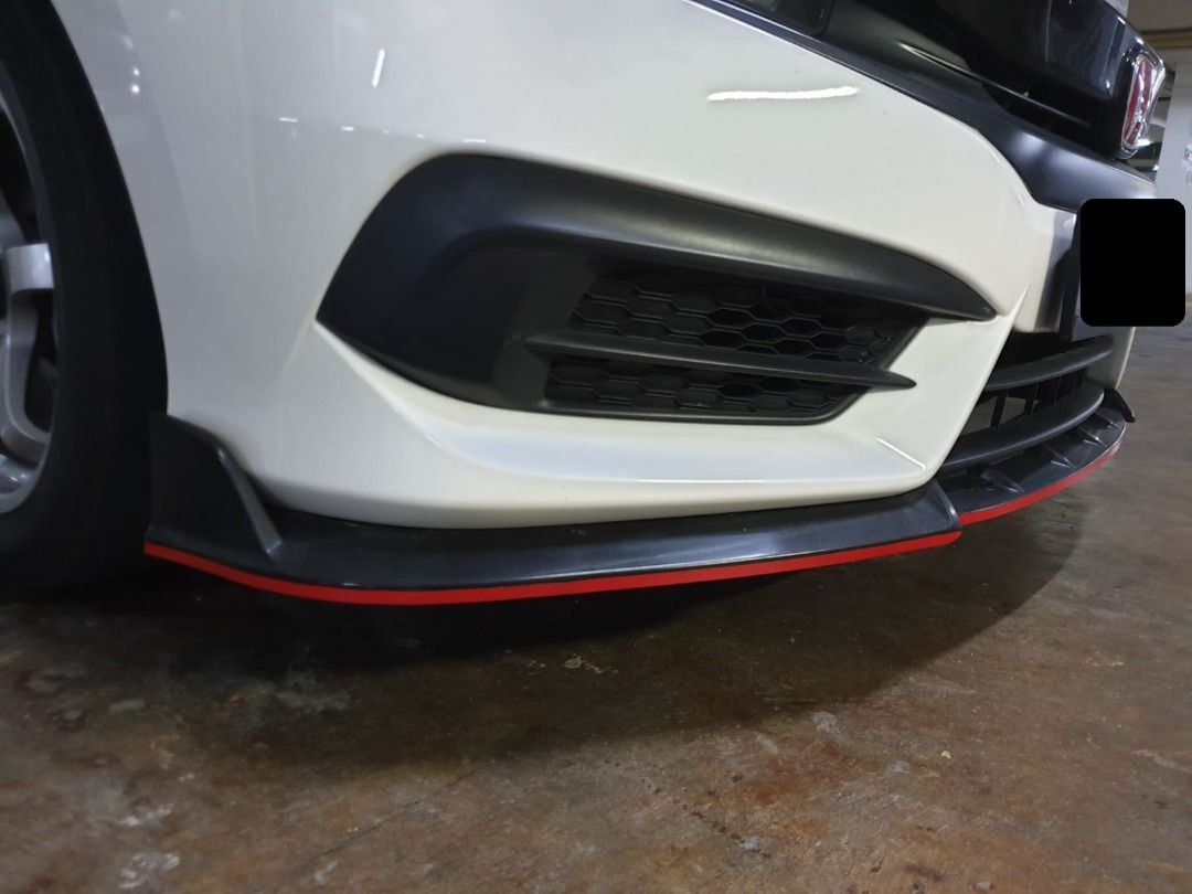 CIVIC ALL TYPES Bumper line stickers - Authentic Red 3M Reflective Tape ...