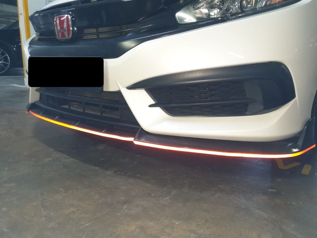 CIVIC ALL TYPES Bumper line stickers - Authentic Red 3M Reflective Tape ...