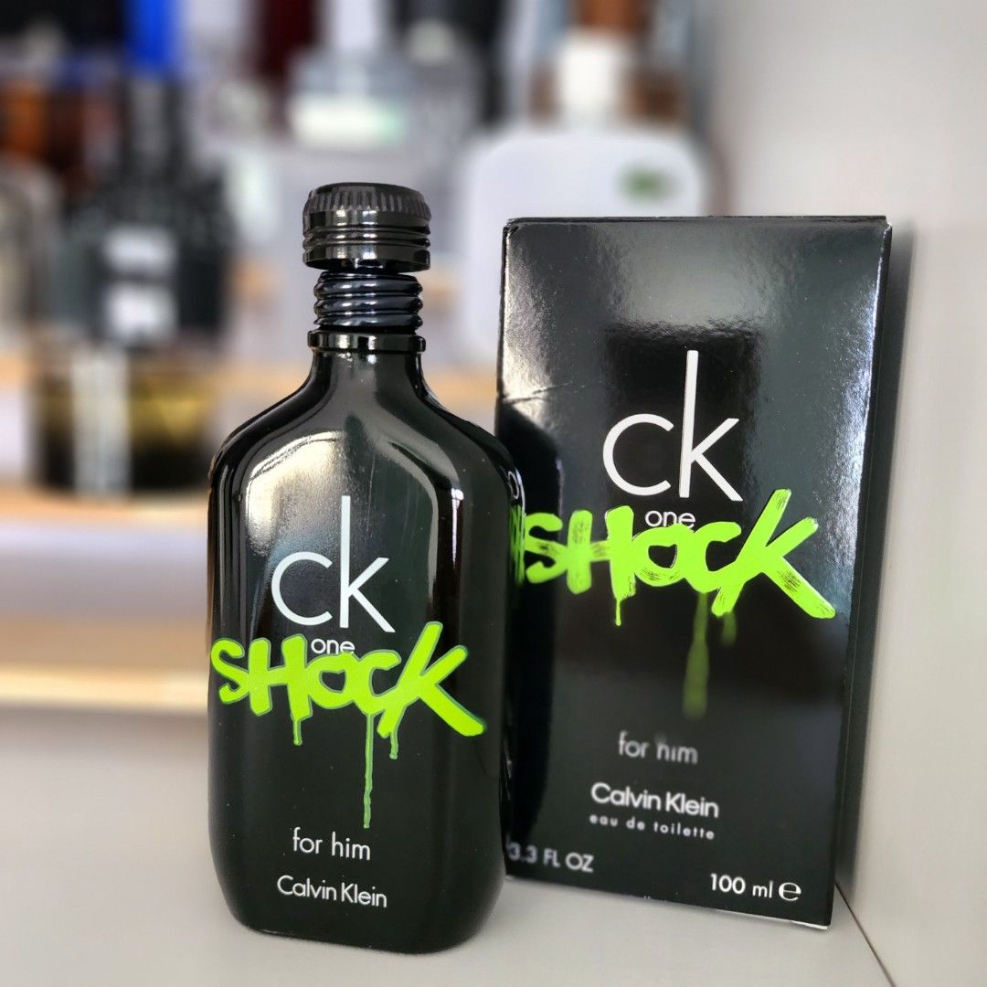 Ck one shock perfume (100ml), Beauty & Personal Care, Fragrance ...
