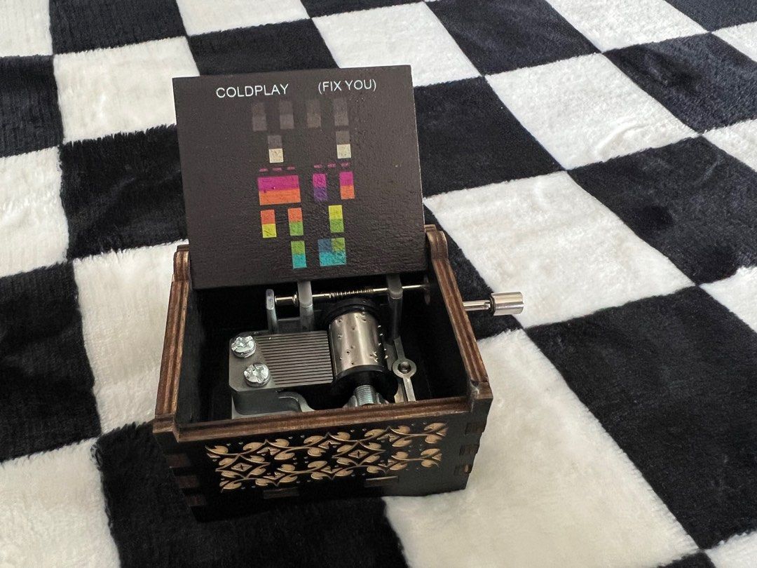 Coldplay Fix You Music Box, Hobbies & Toys, Music & Media, Music ...