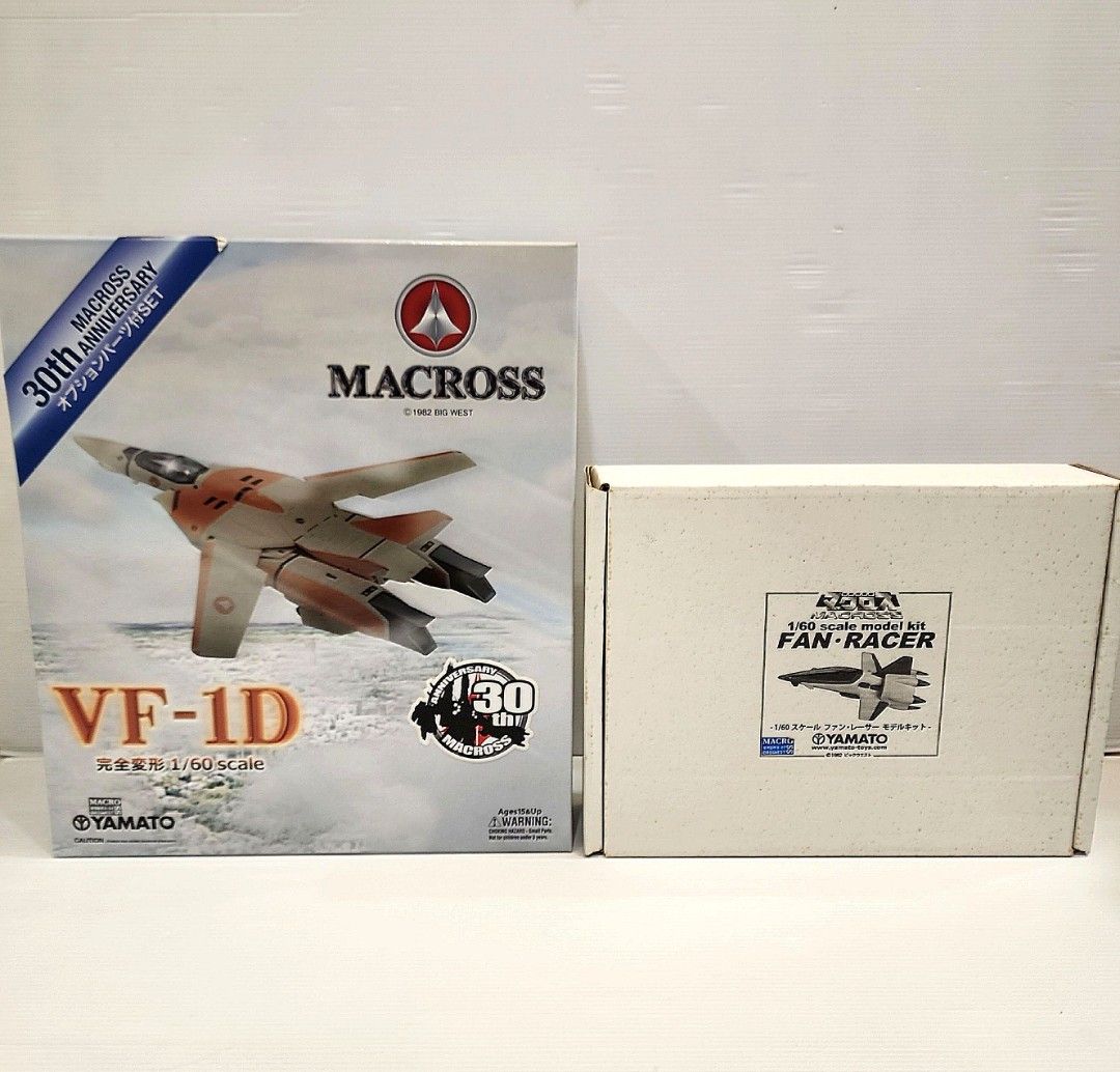 //Combo sets// Yamato Macross 1/60 VF-1D Valkyrie and Fan Racer ...