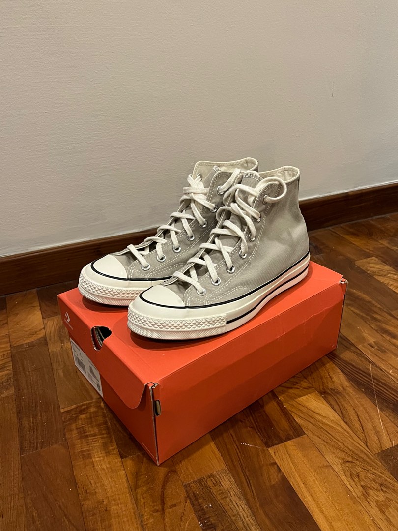 Converse Chuck 70 Hi Papyrus/Egret/Black, Women's Fashion, Footwear ...