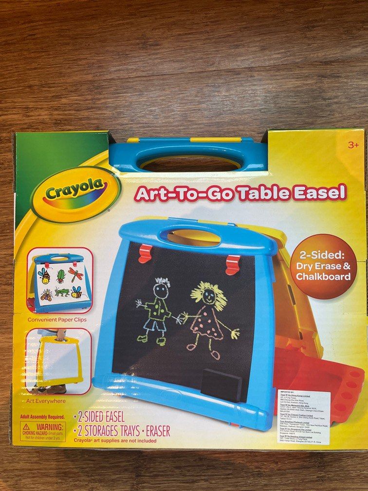 Crayola Art-to-Go Table Easel, Babies & Kids, Infant Playtime on Carousell