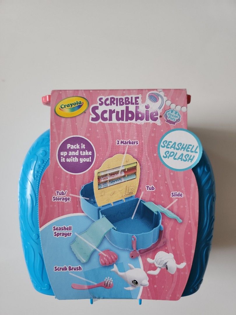 Crayola Scrubbie - Seashell splish splash, Hobbies & Toys, Toys & Games ...