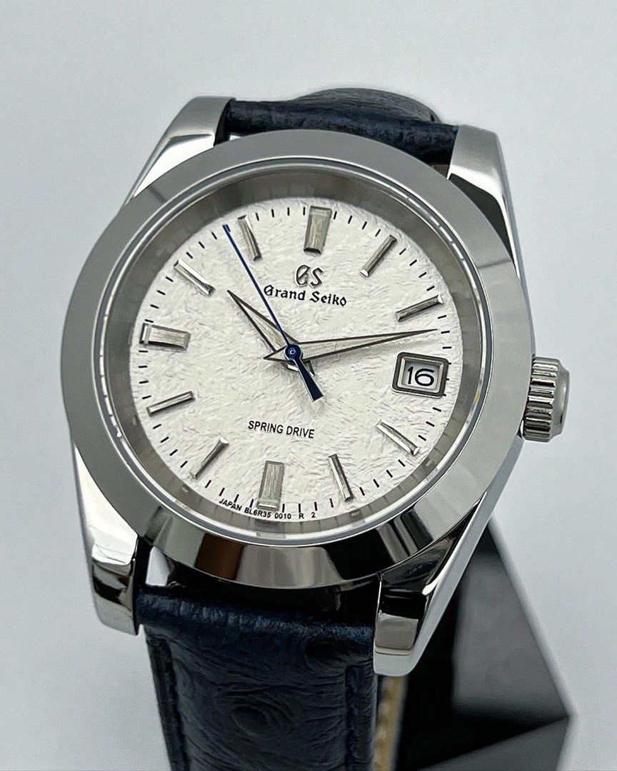 Custom Seiko Mod Snowflake dial with blue seconds hand in 39mm explorer ...