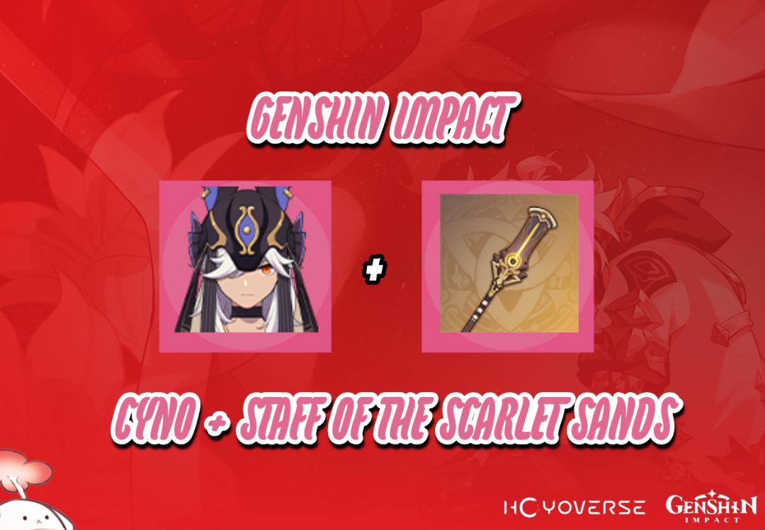 Cyno + Staff of the Scarlet Sands - AR 10, Video Gaming, Video Games ...