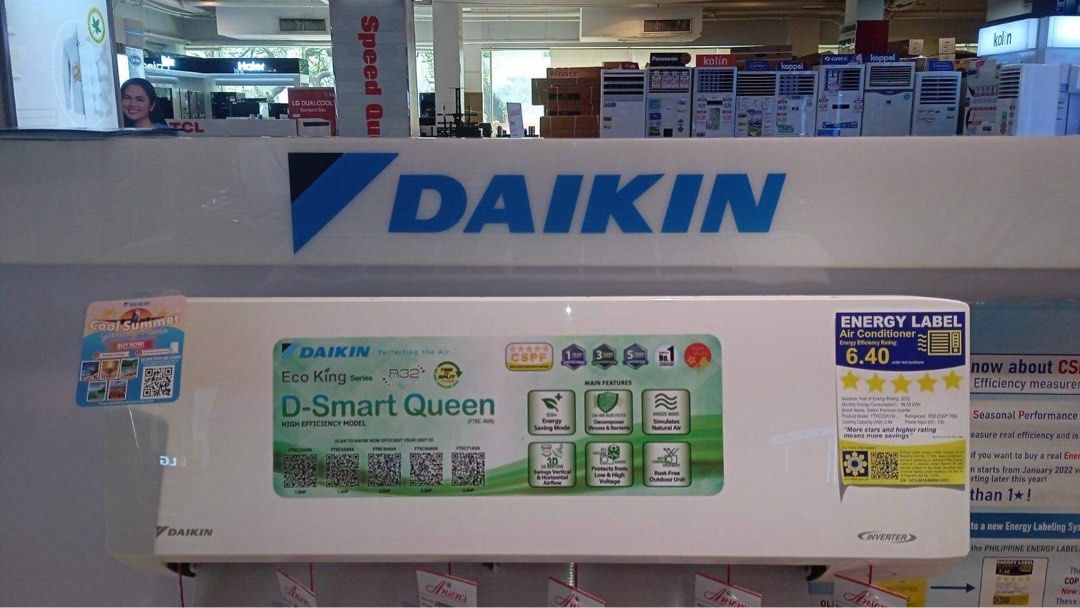 DAIKIN SPLIT TYPE INVERTER AIRCON, TV & Home Appliances, Air ...