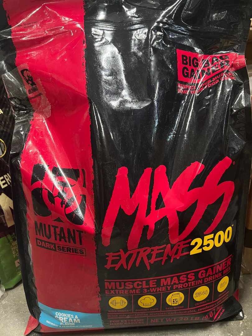 Damaged Mutant Mass Extreme 20lbs, Health & Nutrition, Health Supplements, Sports & Fitness ...
