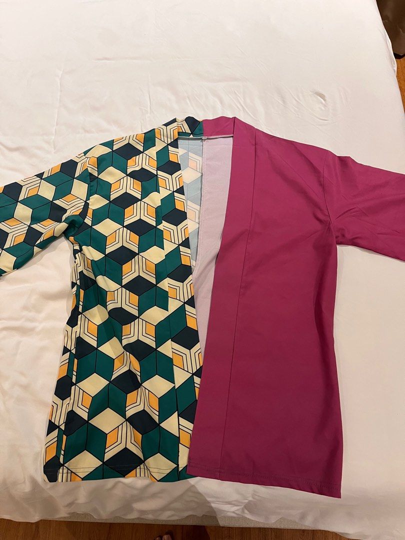 Demon Slayer Tanjiro Cosplay Cardigan, Women's Fashion, Tops ...