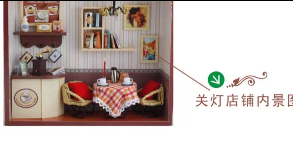 DIY Mini Doll House Miniature Model - Dense Feeling Moment, Hobbies ...