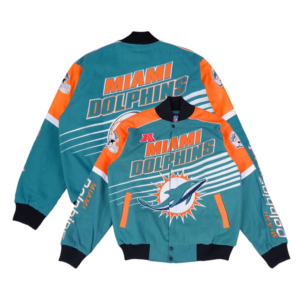 Dolphins NFL Varsity jacket, Men's Fashion, Coats, Jackets and ...